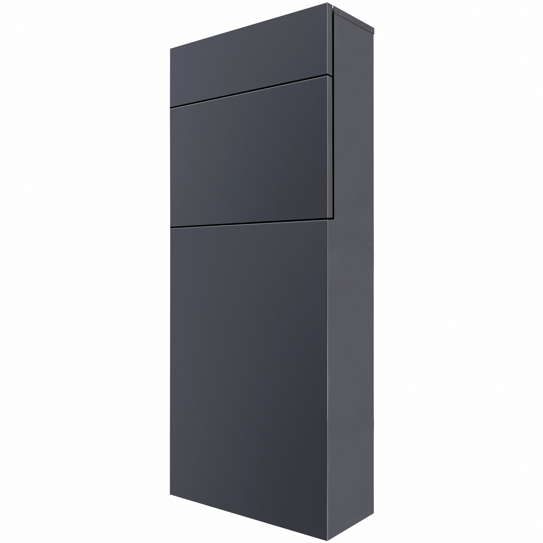 MOCAVI SBox 315 Standbriefkasten groß anthrazit (RAL 7016, Feinstruktur ...