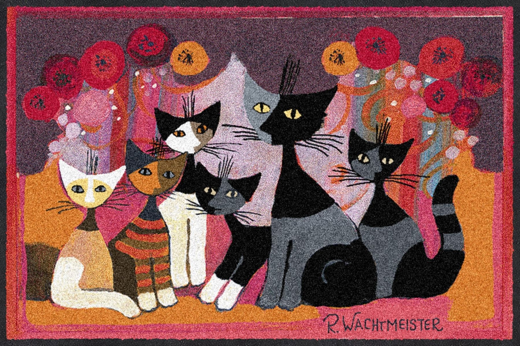 Rosina Wachtmeister Fußmatte Festa dei Gatti 050x075 cm | MOCAVI - Der Design Shop